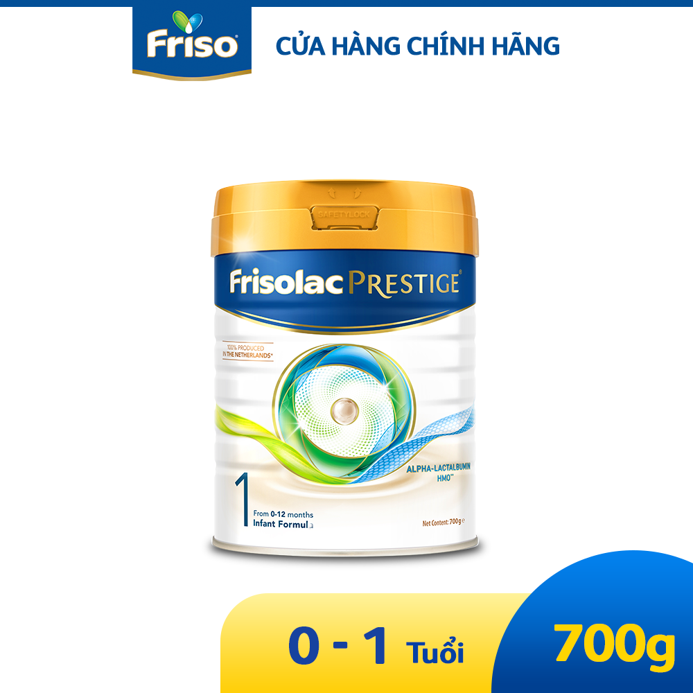 Sữa công thức Frisolac Prestige 1 700G cho bé 0-1 tuổi – Friso Vietnam